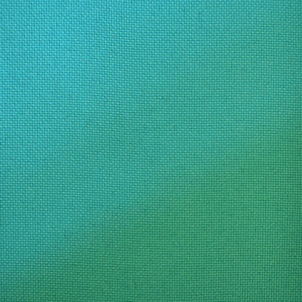 Turquoise Blue/Green Hopsack 100% Polyester Suiting - Yorkshire Fabric