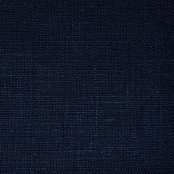 Navy Blue Plain Weave Irish Linen - Yorkshire Fabric