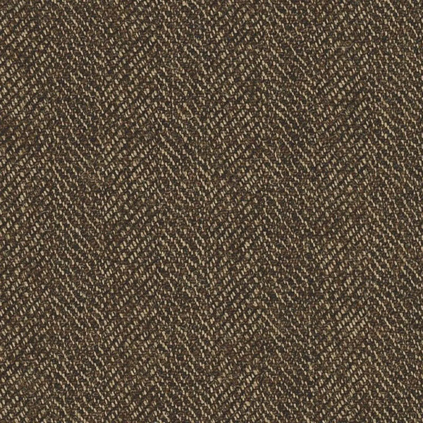 Brown Herringbone Worsted Wool Tweed By Holland & Sherry - Yorkshire ...