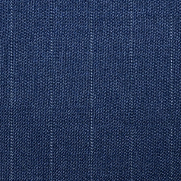 Dark Navy Blue Lace Line Stripe Super 100's All Wool Worsted Suiting ...