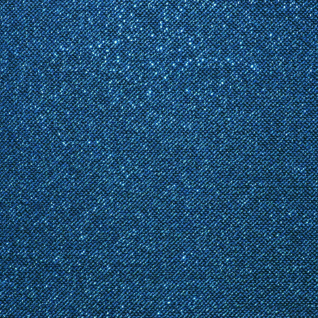 Bright Blue Lurex Solid Super 120's Wool Blend By Holland & Sherry ...