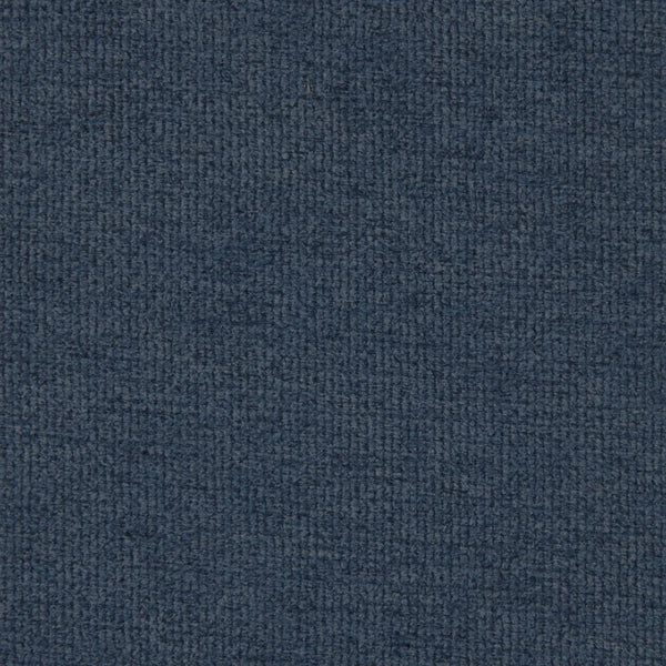 Denim Blue Plain Weave Polyester Blend Chenille Upholstery - Yorkshire ...