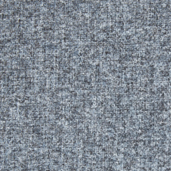 Denim Grey/Blue Muted 2cm Herringbone Polyester Upholstery - Yorkshire ...