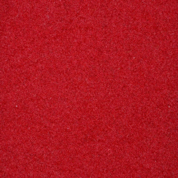 Scarlet Red Melton Wool Coating - 2.00 Metres - Yorkshire Fabric
