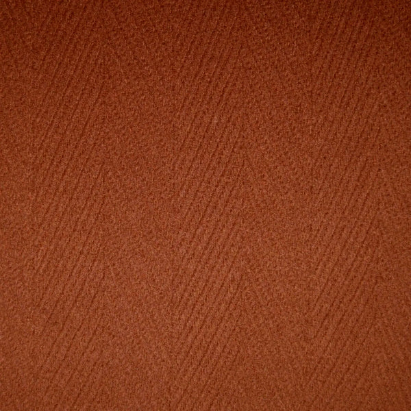 Rust Wide Herringbone Wool Blend Heavy Duffle Coating - Yorkshire ...