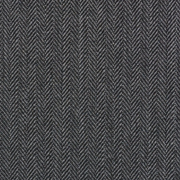 Medium Grey Narrow Herringbone Super 100's All Wool Suiting By Holland ...