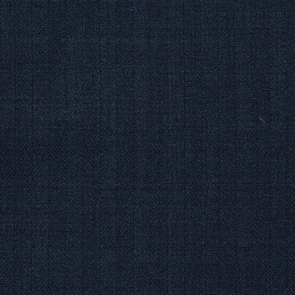 Navy Blue Narrow Herringbone Super 120's All Wool Suiting - Yorkshire ...
